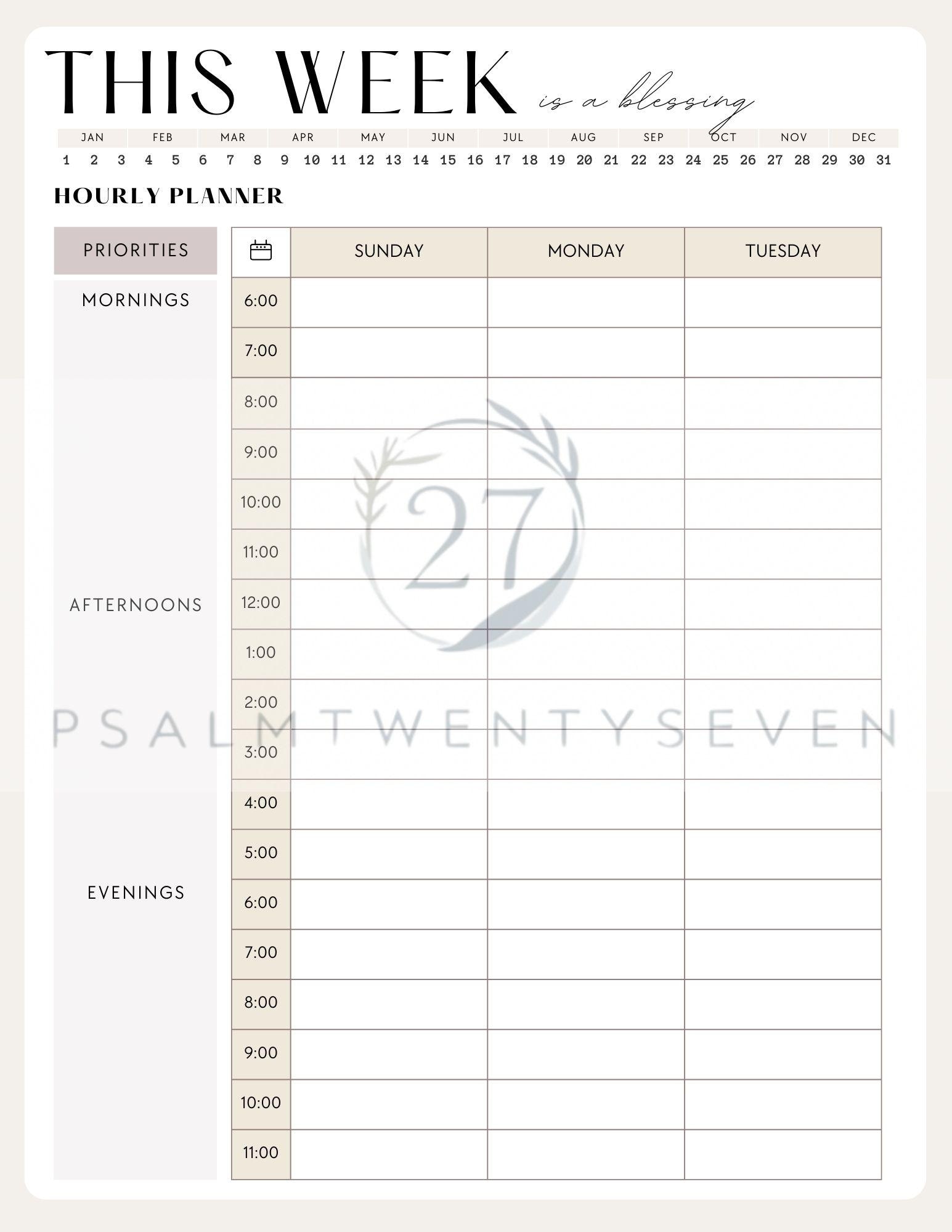 Christian Planner Bundle (digital) - Daily, Weekly, Monthly Planning ...