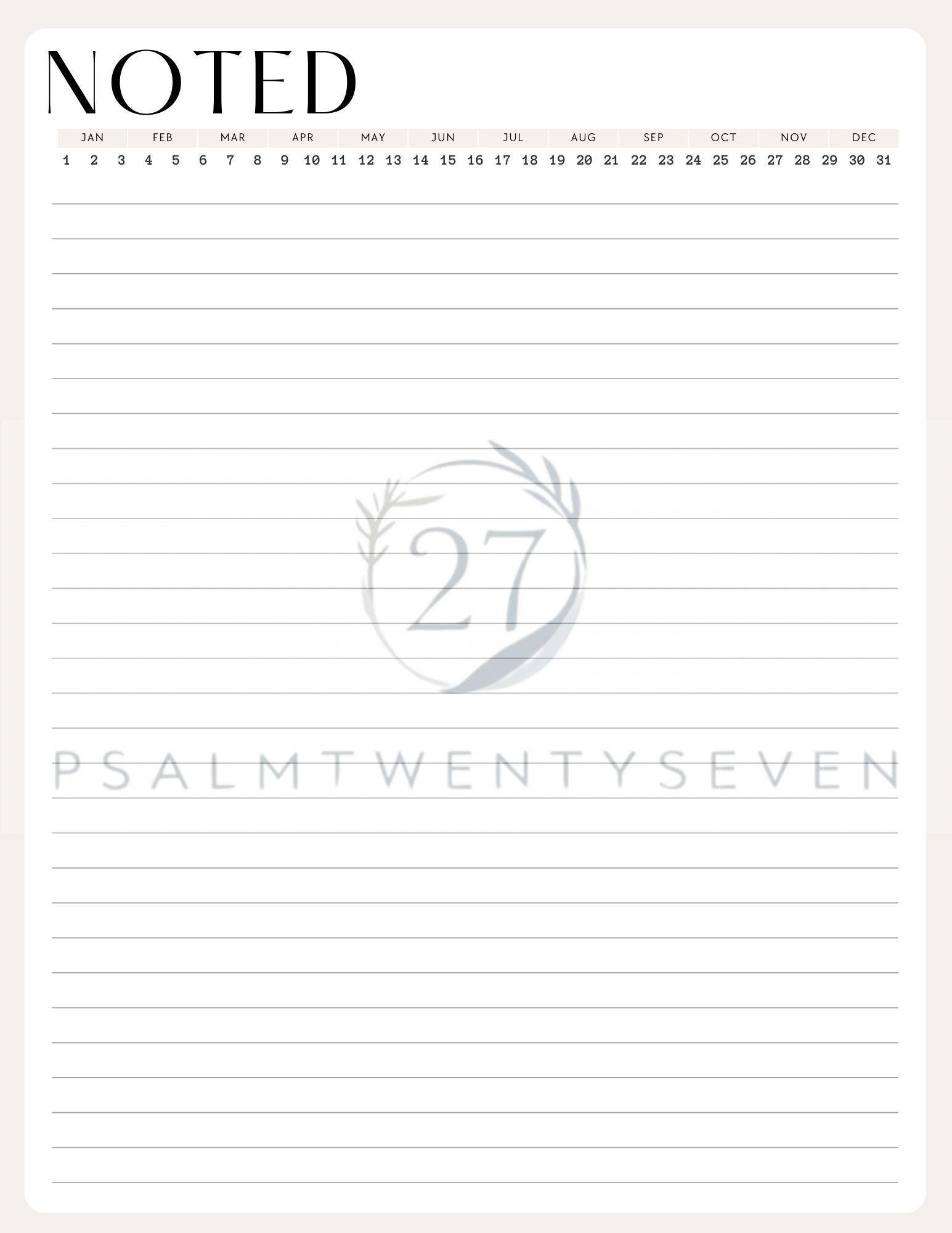 Note Sheets (digital) - General Note Sheets for Daily Use, Note Taking ...