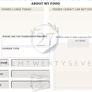 Restaurant-themed Activity Placemats (digital) - Educational Activity ...