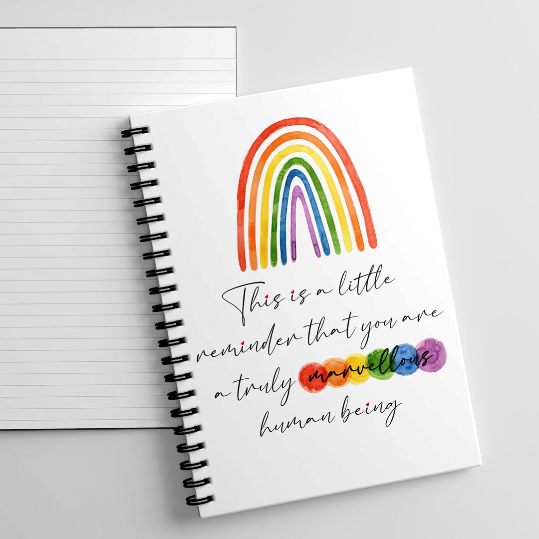 A5 Positivity Reminder Afirmation Notebook, Positivity Notebook Truely ...