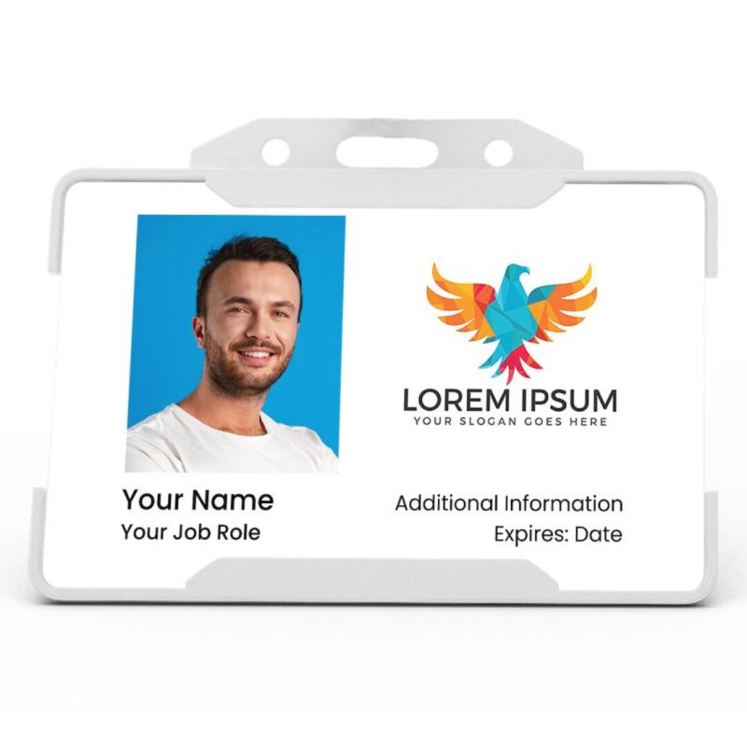 Custom Business ID Cards: Personalized Staff Name Badge - Etsy