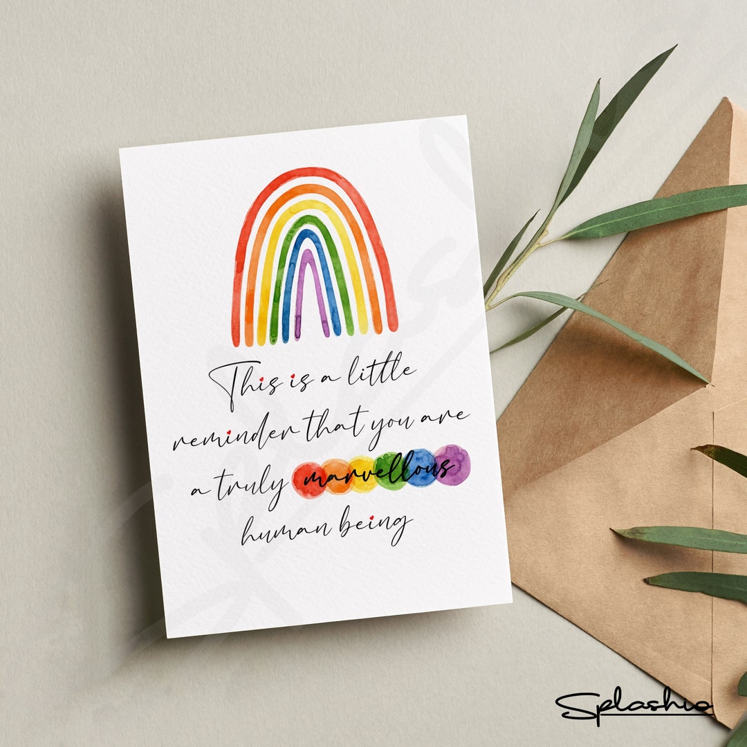 You Are A Truly Marvellous Human Being Card - Friendship Gift, Thank ...