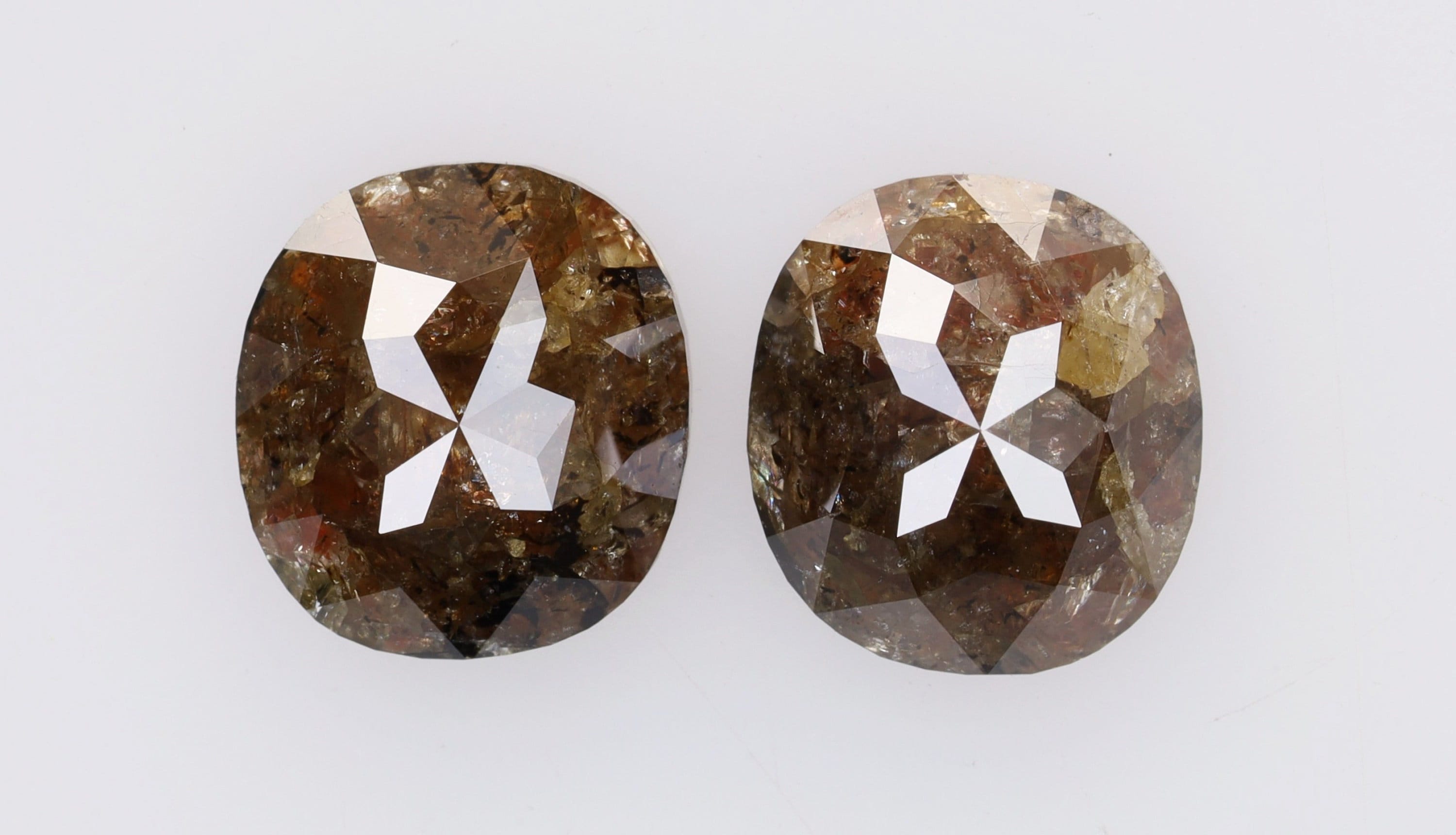 1.65 CT 6.4 X 5.8 X 2.7 MM Natural Loose Oval Shape Brown - Etsy