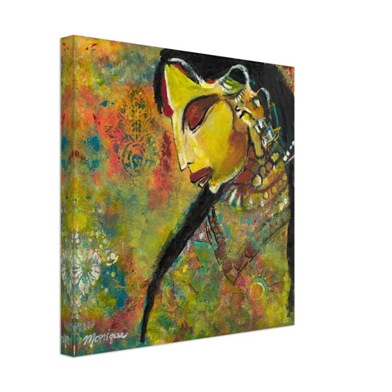 Spirit Dancer Painting Female Temple Dancer Wall Art - Etsy