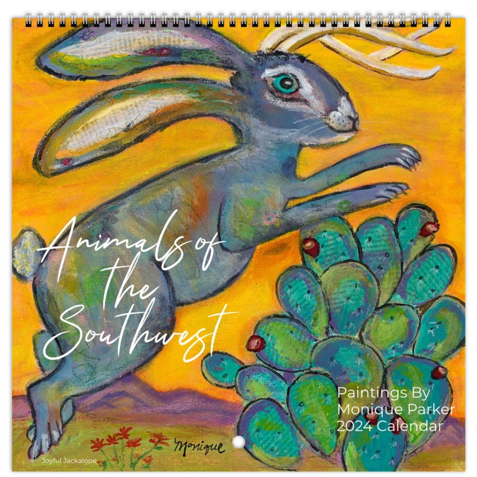 Animals of the Southwest 2024 Wall Calendar US & CA Artsy Animal ...