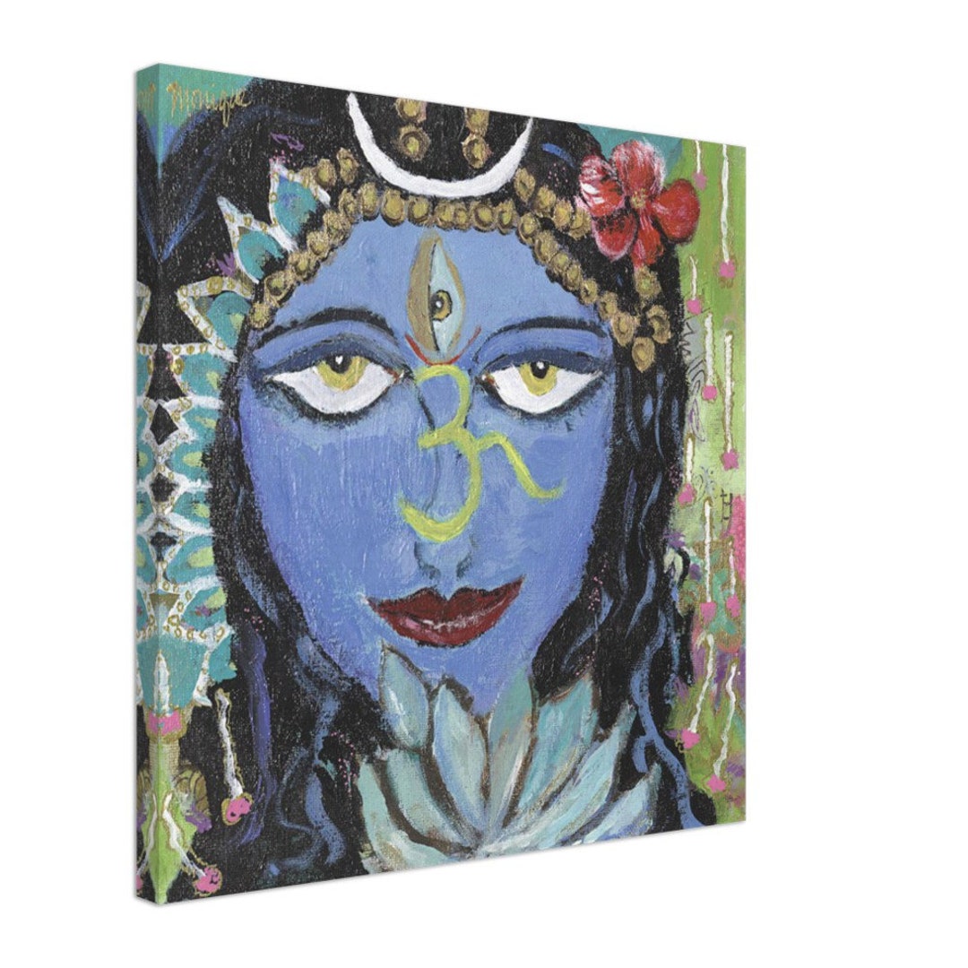 Kali Goddess Canvas Print: Hindu Ma Kalika Art - Etsy