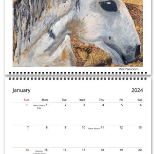 Animals of the Southwest 2024 Wall Calendar US & CA Artsy Animal ...