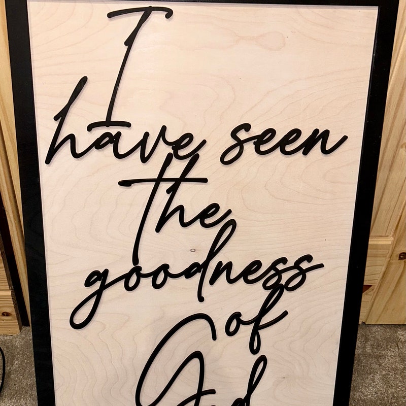 Goodness of God Sign - Etsy