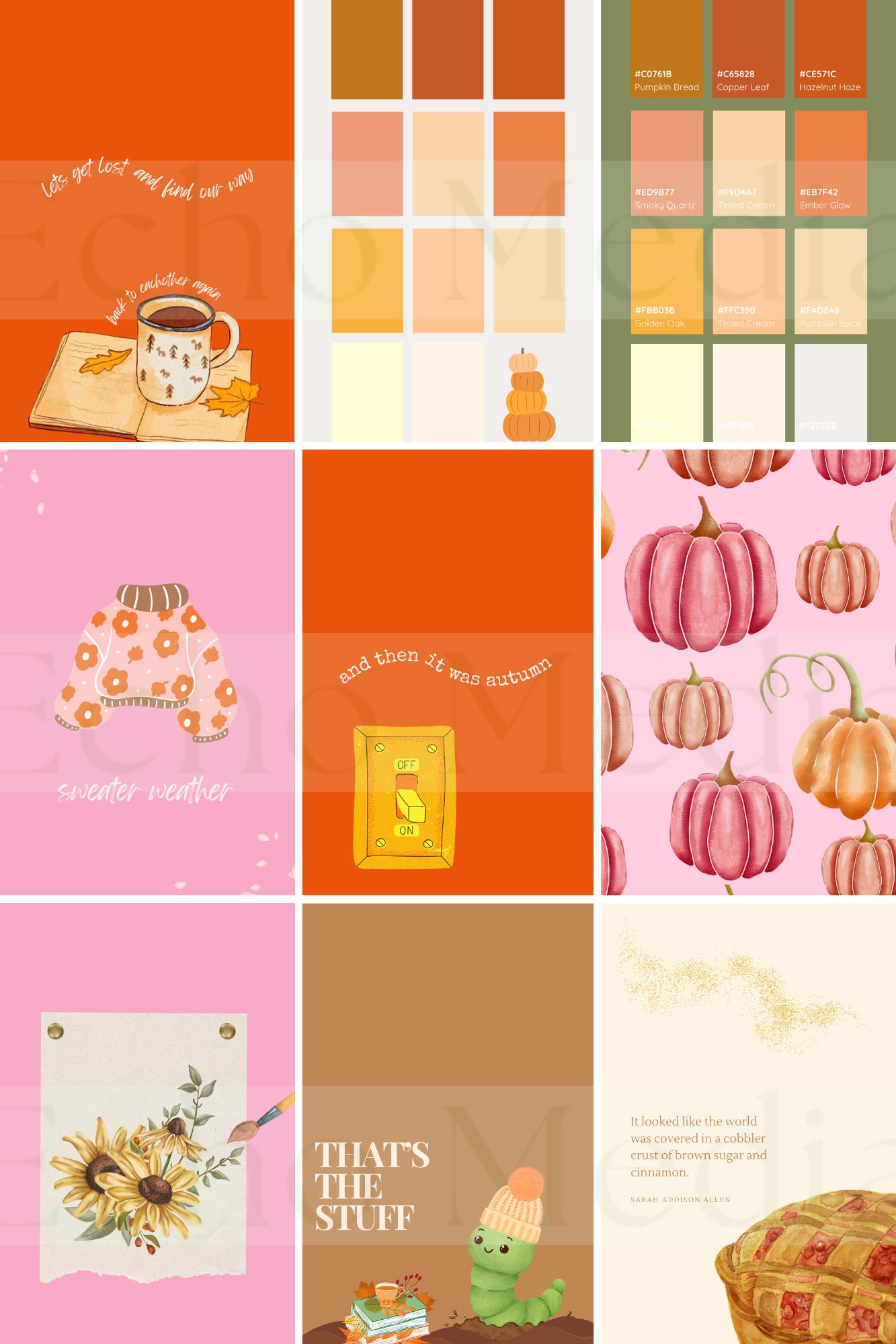 Autumn / Fall Lock-screen Pack [SET 1] - Etsy