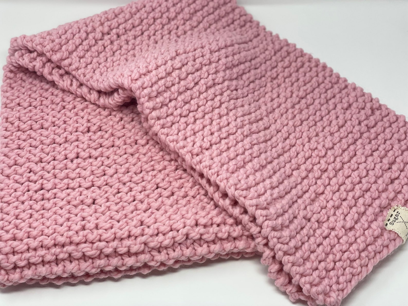 Comfy Cozy Long Pink Hand Knit Scarf - Etsy