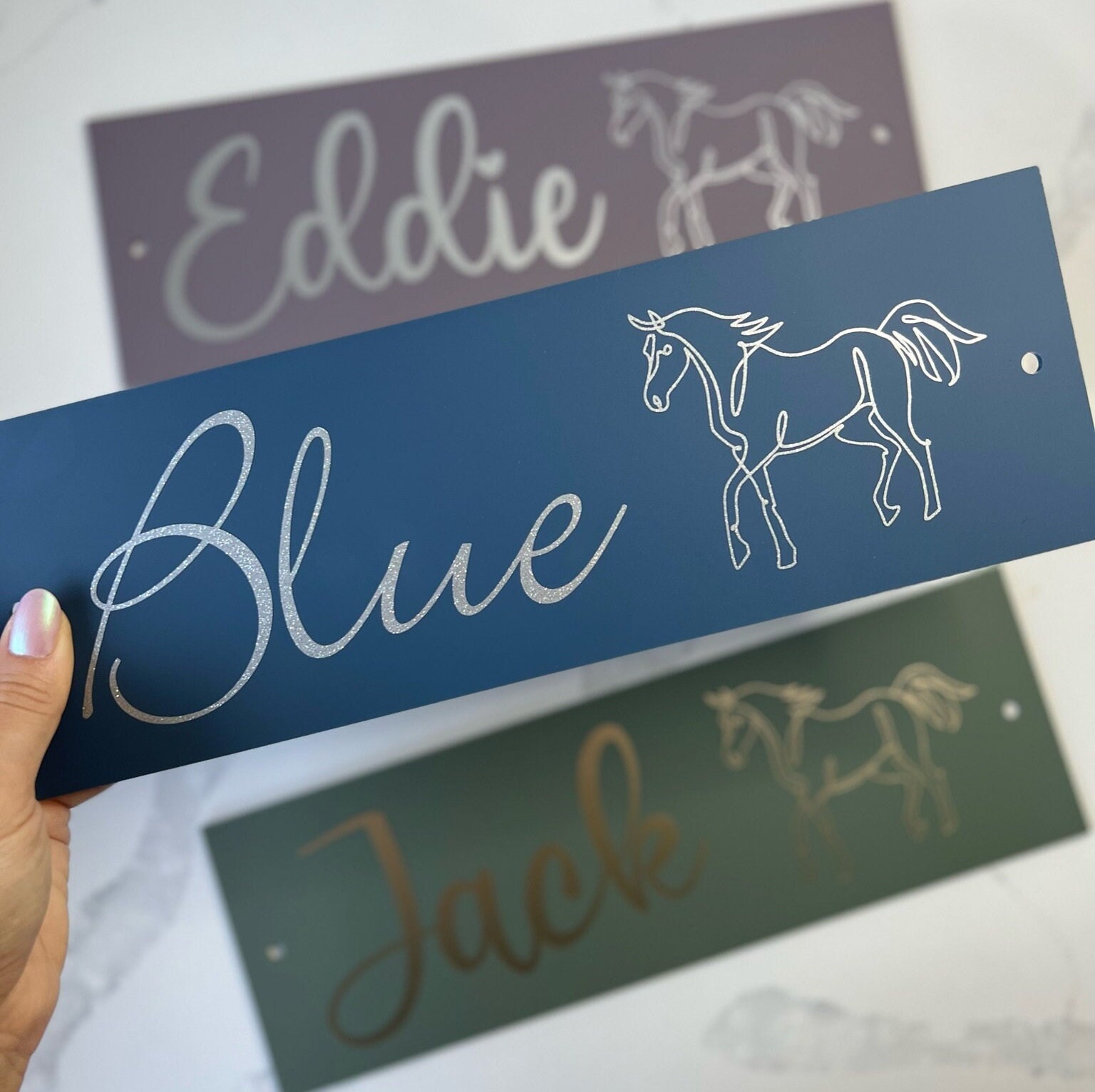 Stable Name Plate / Name Plaque - Etsy UK