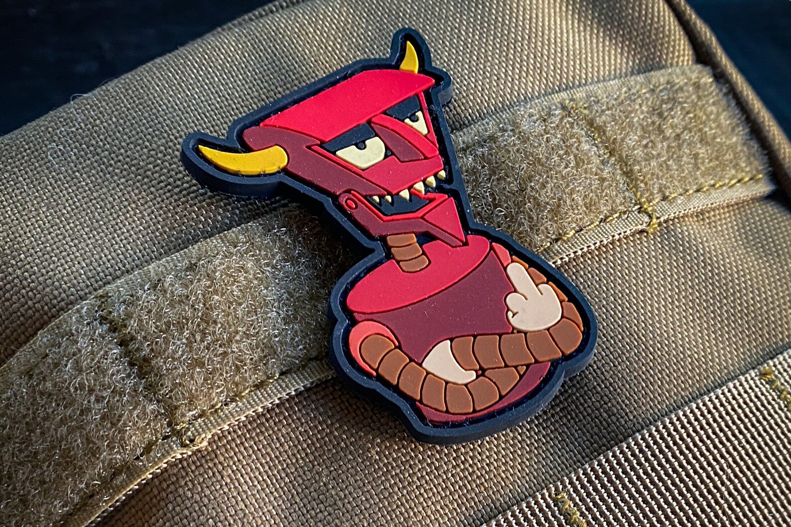 Robot Devil Beelzebot Futurama PVC Morale Patch - Etsy