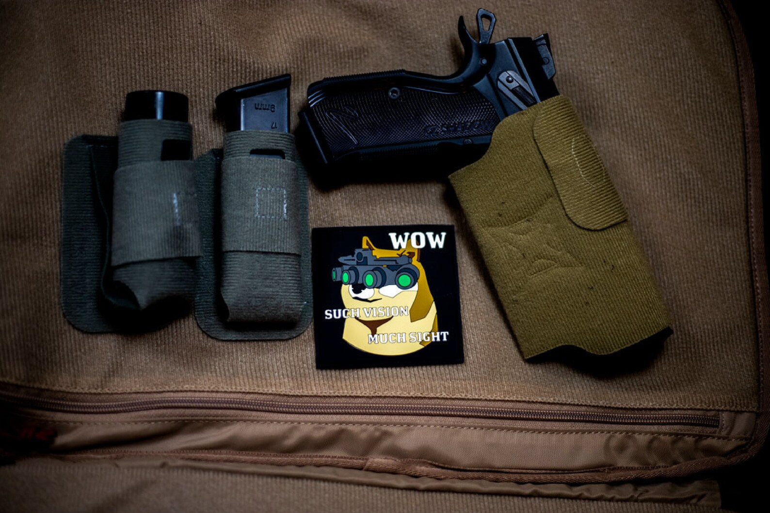 Wow Such Vision Much Sight Tactical Doge PVC Morale Patch | Etsy