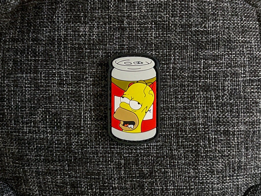Homer Simpson - the Simpsons - Drunk Buddies - PVC Morale Patch - Etsy