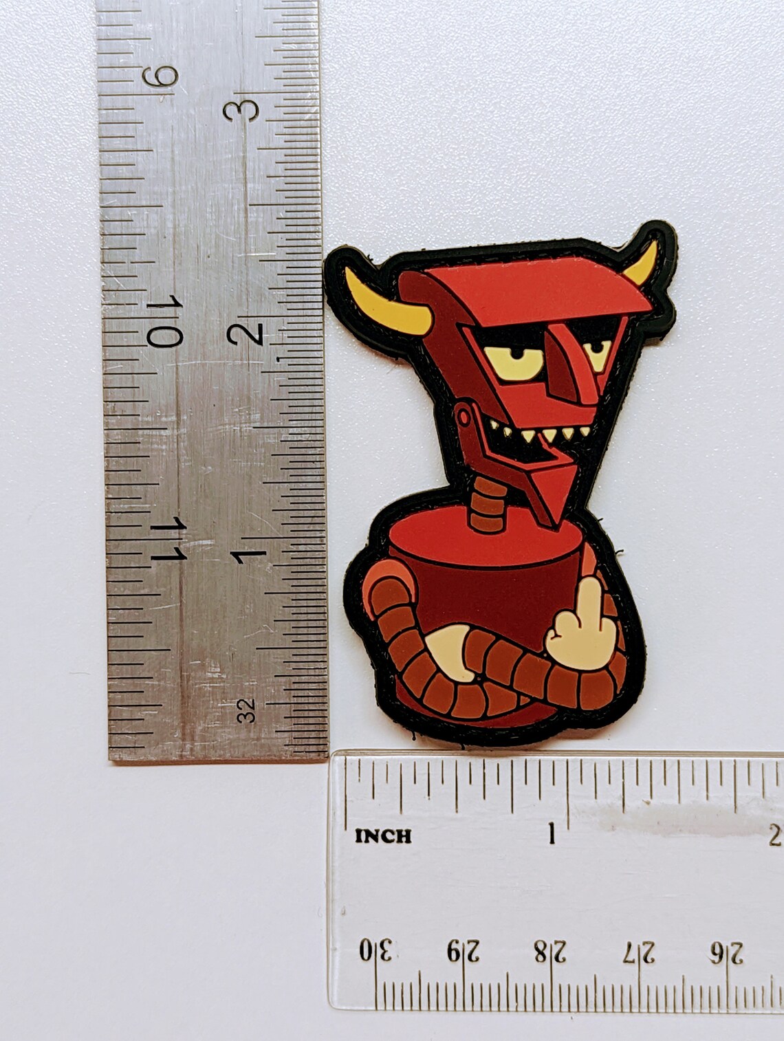 Robot Devil Beelzebot Futurama PVC Morale Patch - Etsy