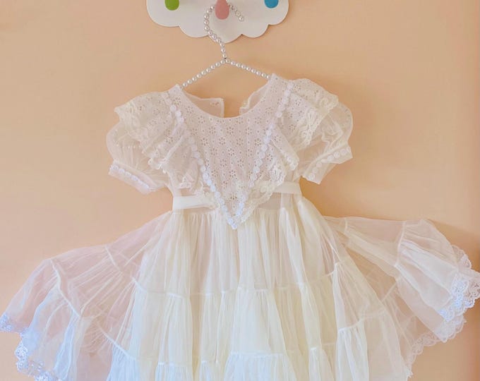 4T: Girls Sheer Nylon Full Circle Party Dress Girls Birthday Party ...