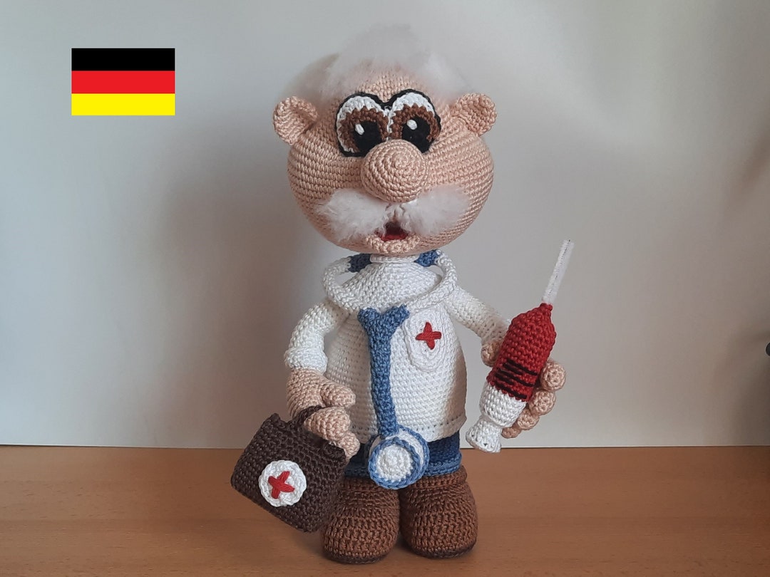 Doktor Norbert - Amigurumi Häkelanleitung - Etsy