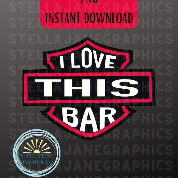 I Love This Bar - Etsy