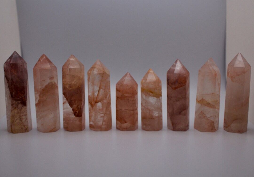 Fire Quartz Towers (hematite Quartz Towers) - Etsy