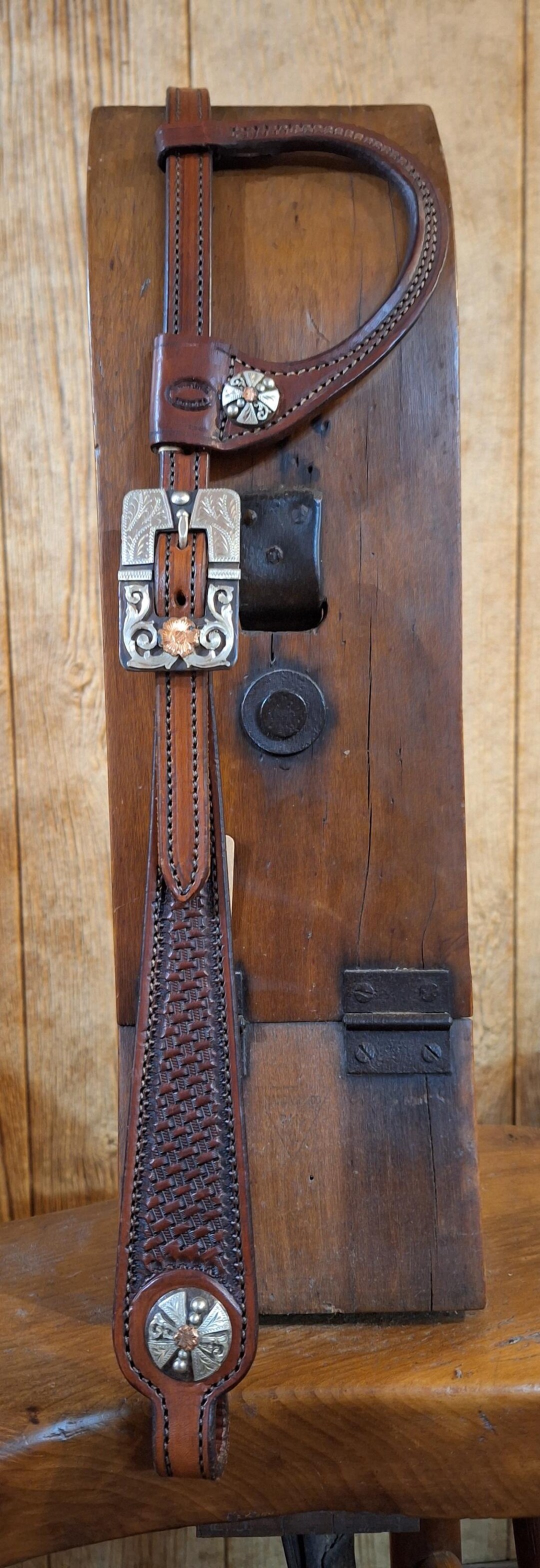 NEW Handmade Western Show Bridle With Engraved Silver Buckles & Conchos ...