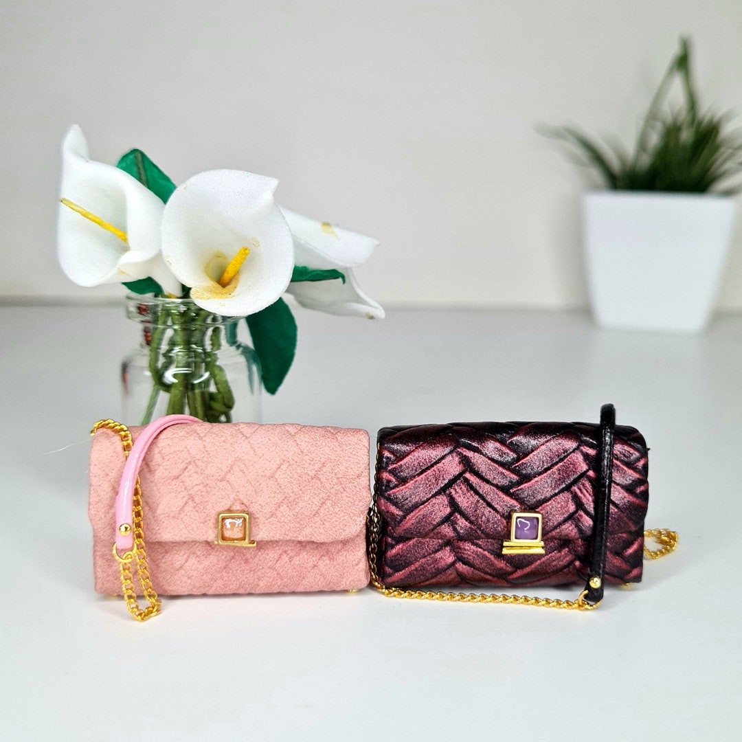 Miniature Fashion Handbags for Dolls 1:6 Scale Purses for Barb ...