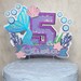 Underwater Theme Birthday Shaker Cak3 Topper, Personalized - Etsy