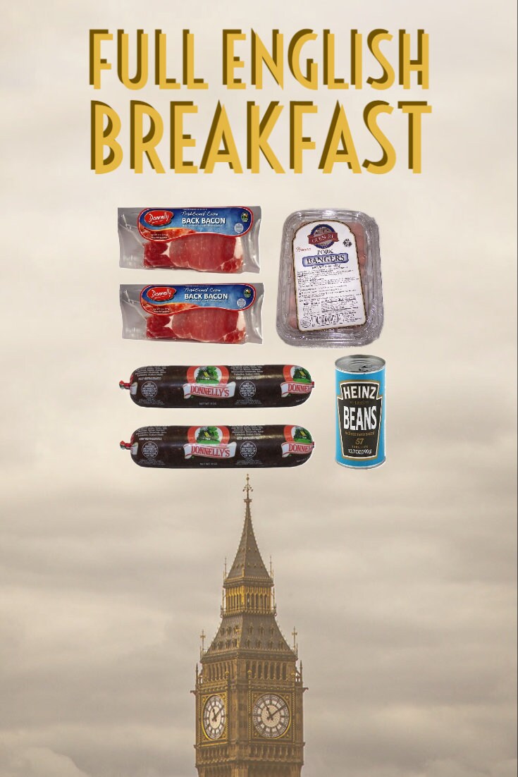 Full English Breakfast Box FREE SHIPPING - Etsy