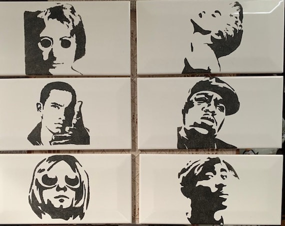Hand Painted Brick Tiles That Look Amazing on the Wall but - Etsy