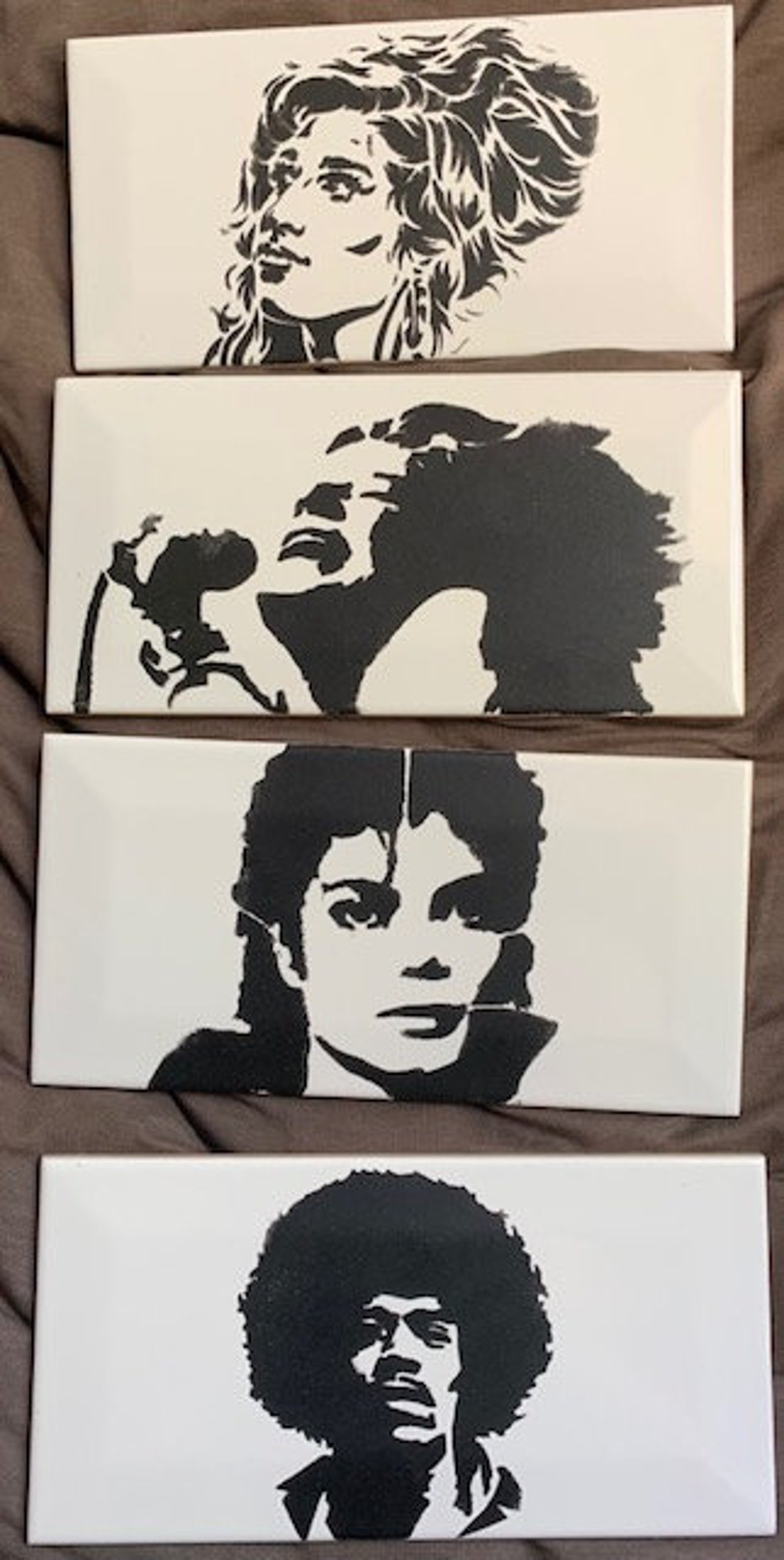 Hand Painted Brick Tiles That Look Amazing on the Wall but - Etsy