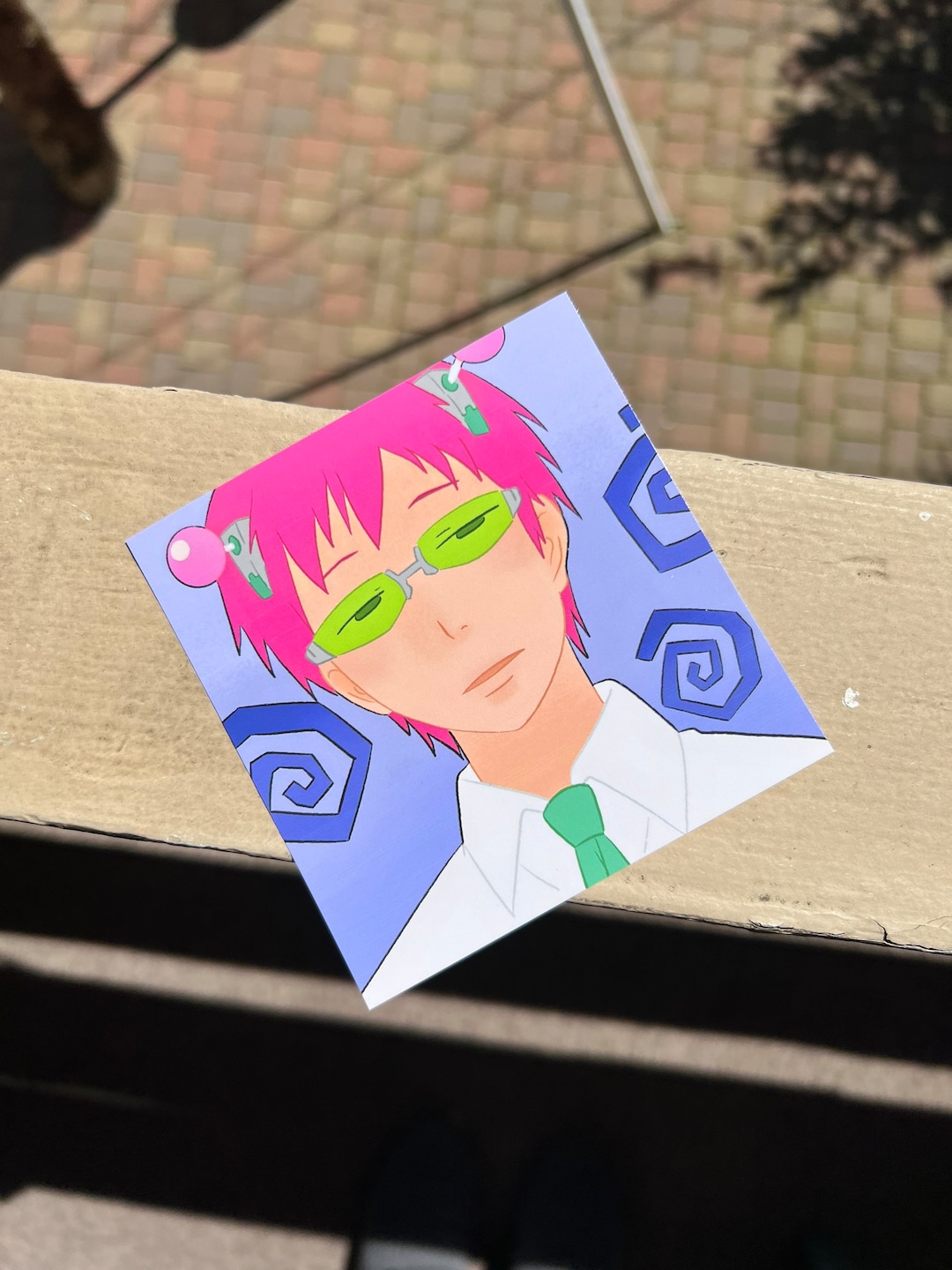 Saiki K 4x4 Art Print - Etsy