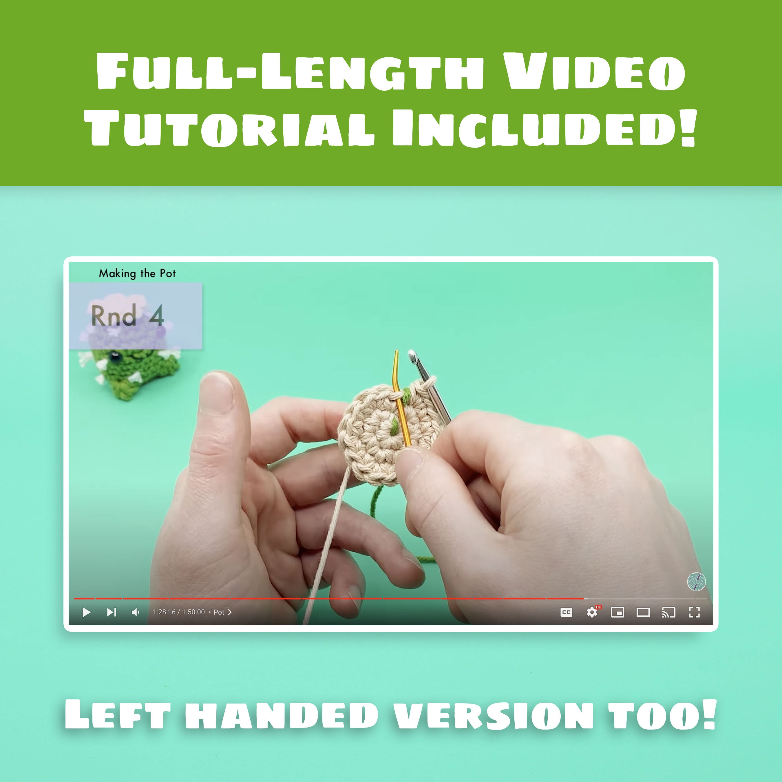 FREE Crochet Beginner Cactus Pattern Cacti Amigurumi - Etsy