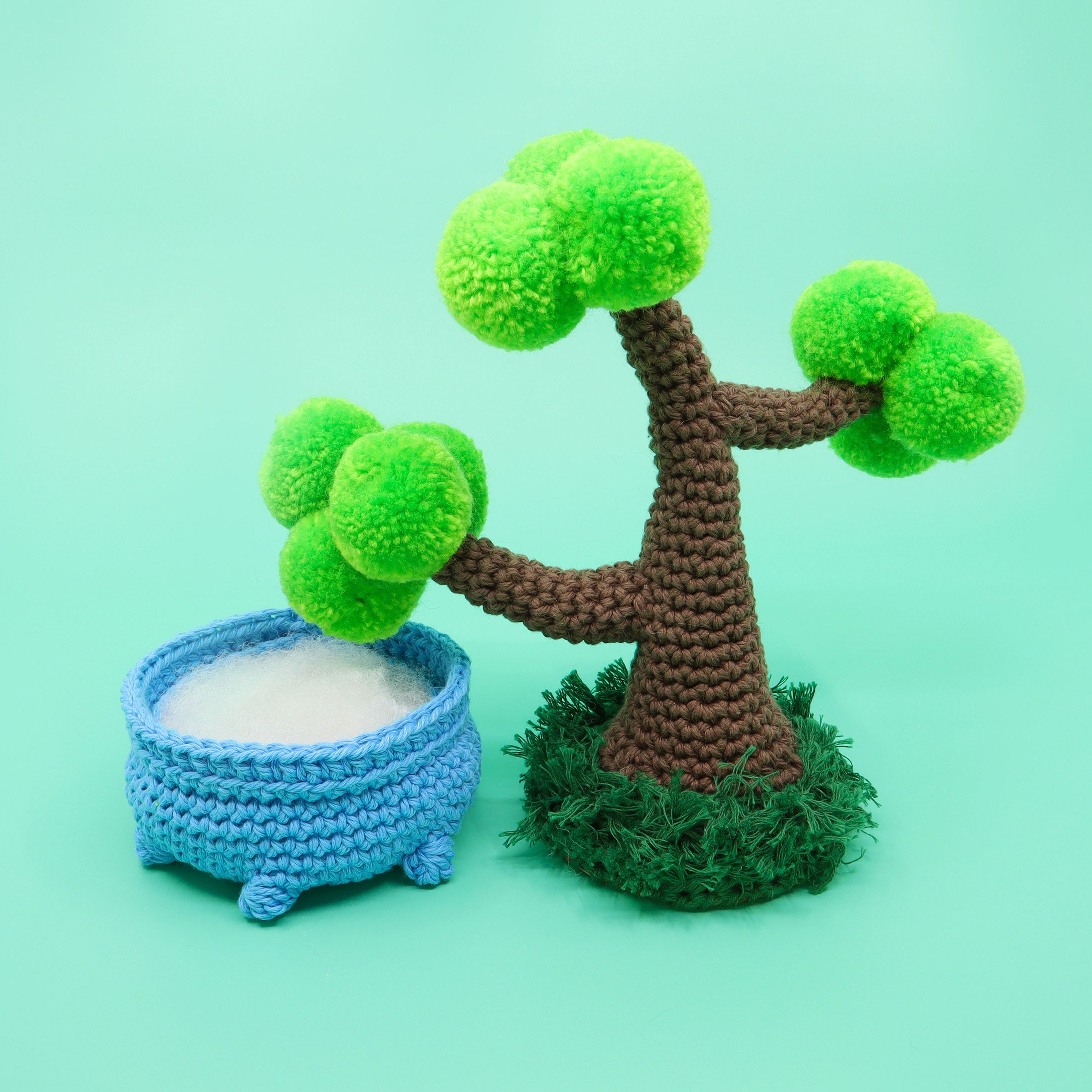 Bonsai Tree Planter Crochet Pattern Tree and Pot Amigurumi - Etsy