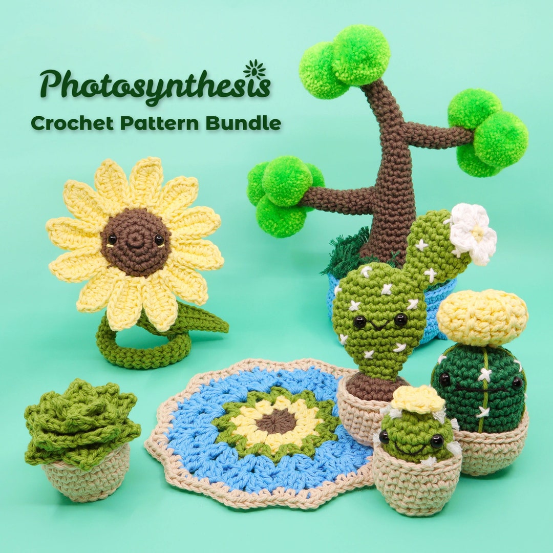 Photosynthesis Plants and Nature Crochet Pattern Bundle 8 - Etsy