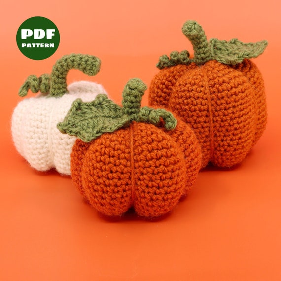 Crochet Pumpkin Pattern Beginner No Sew Crocheting Tutorial - Etsy