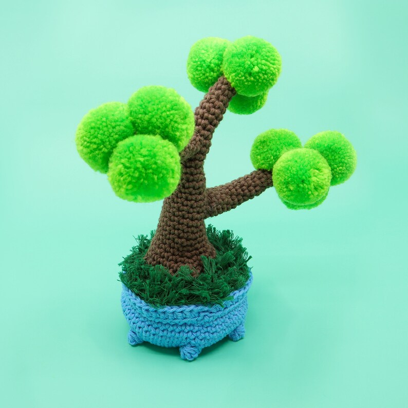 Bonsai Tree Planter Crochet Pattern Tree and Pot Amigurumi - Etsy