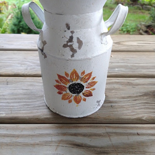 Painted Milk Cans - Etsy