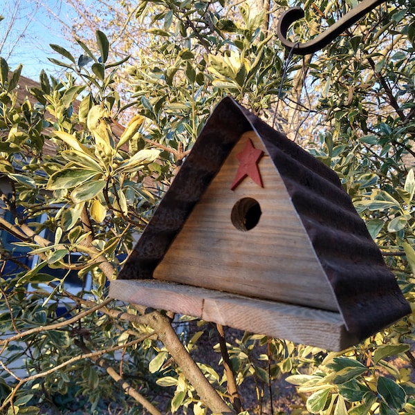 Triangle Birdhouse - Etsy