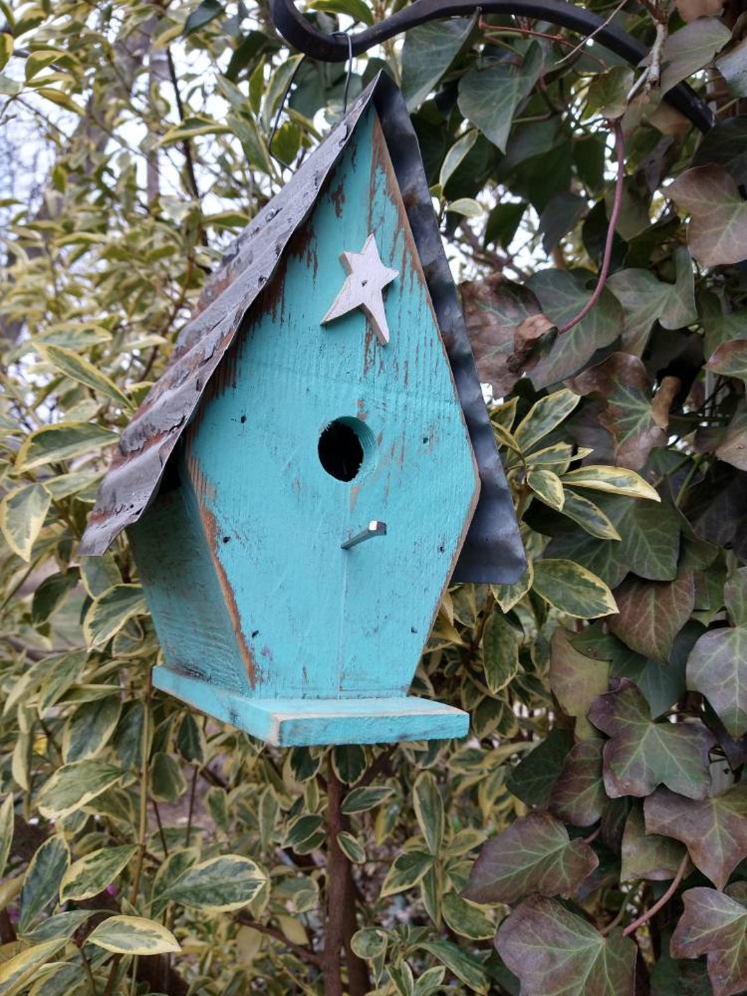 Wonderful Birdhouse Bird House Amish Hand Made Primitive Large NEW ...