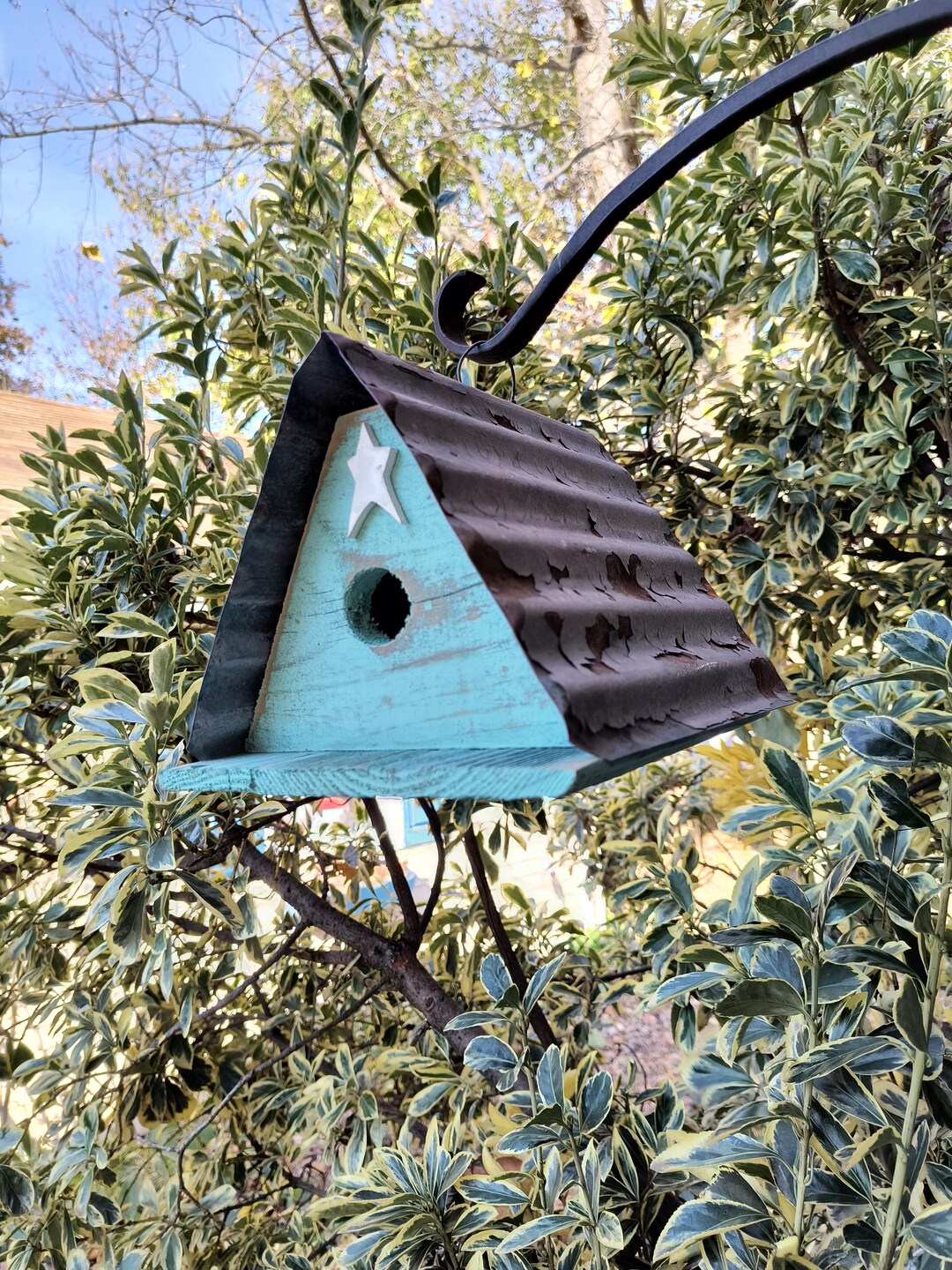 Wonderful Birdhouse Bird House Amish Hand Made Primitive NEW Wren ...