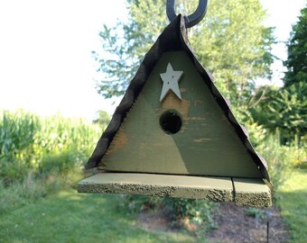 Triangle Birdhouse - Etsy