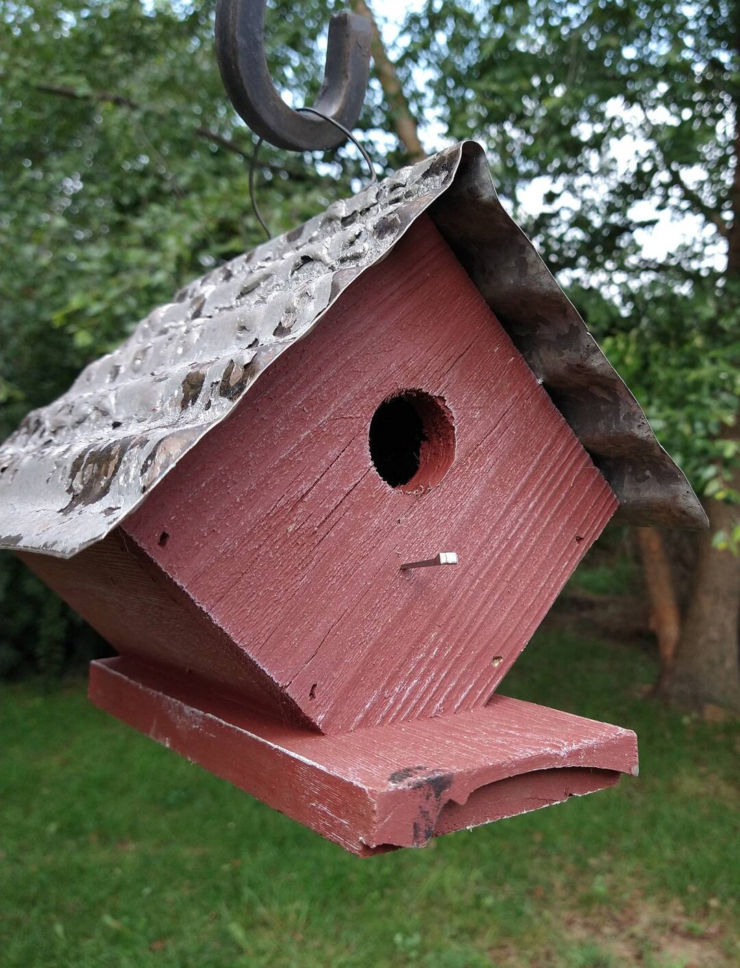 Classic Birdhouse Bird House Amish Hand Made Primitive NEW Wren House ...