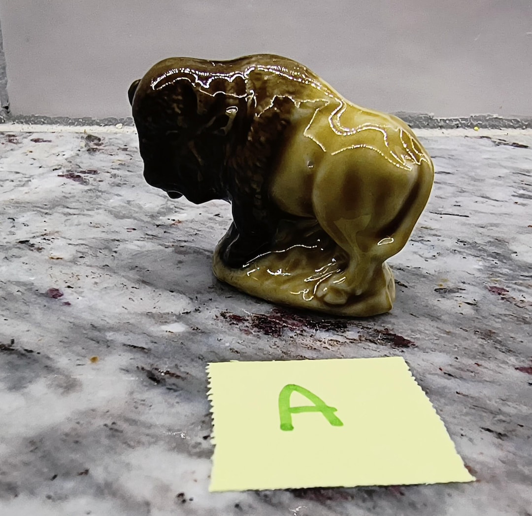 Vintage Bison Figurine, Wade Red Rose Tea Collectible (c) - Etsy