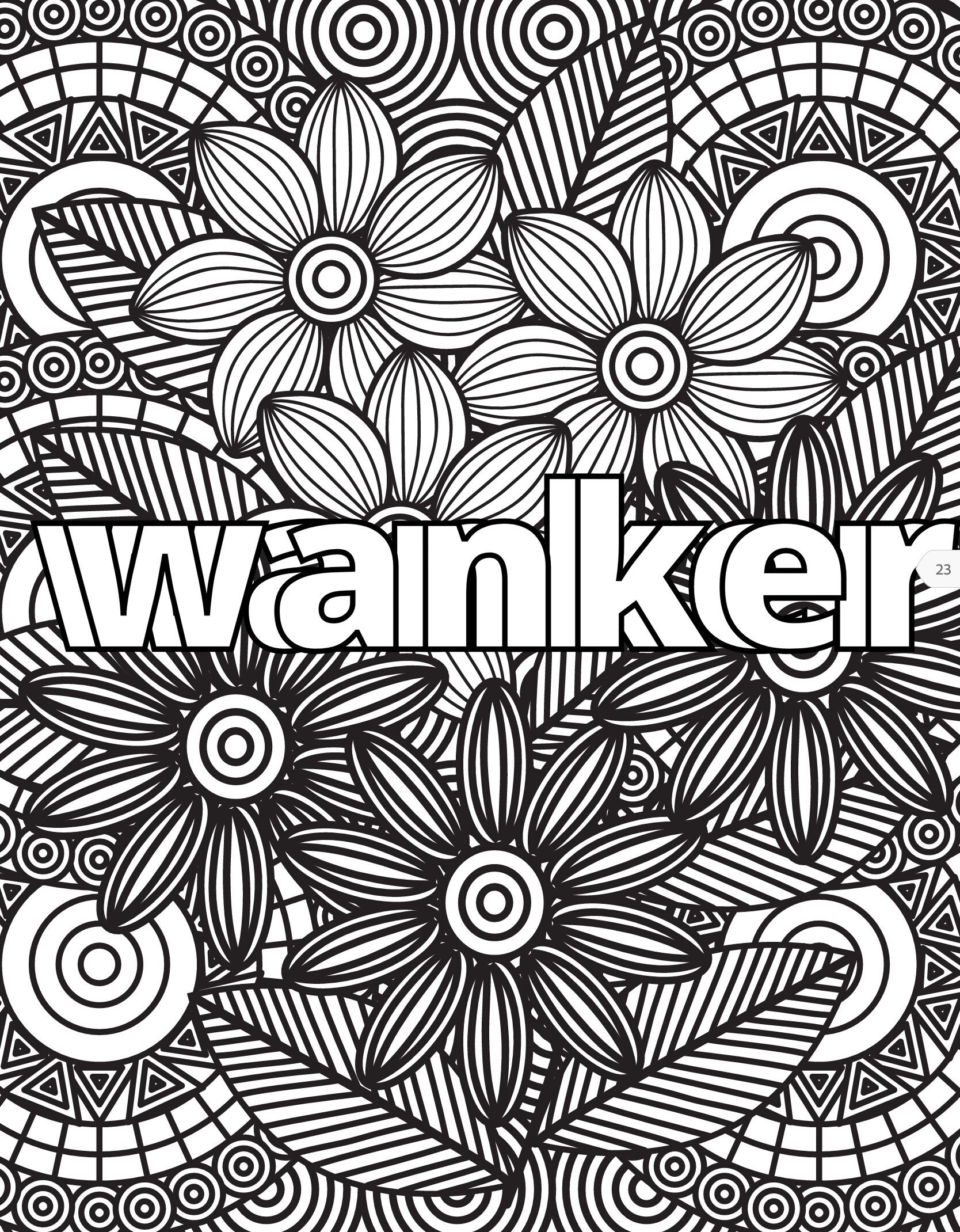 30 Page Mandala Swearing Colouring Pages | Digital Download | Stress ...