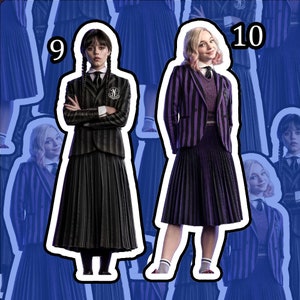 Wednesday the Series Sticker Set - Etsy