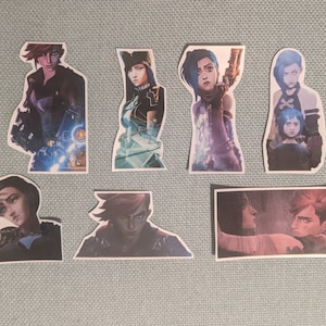 Arcane Sticker Pack - 18 Stickers From the Netflix Show, Arcane - Etsy