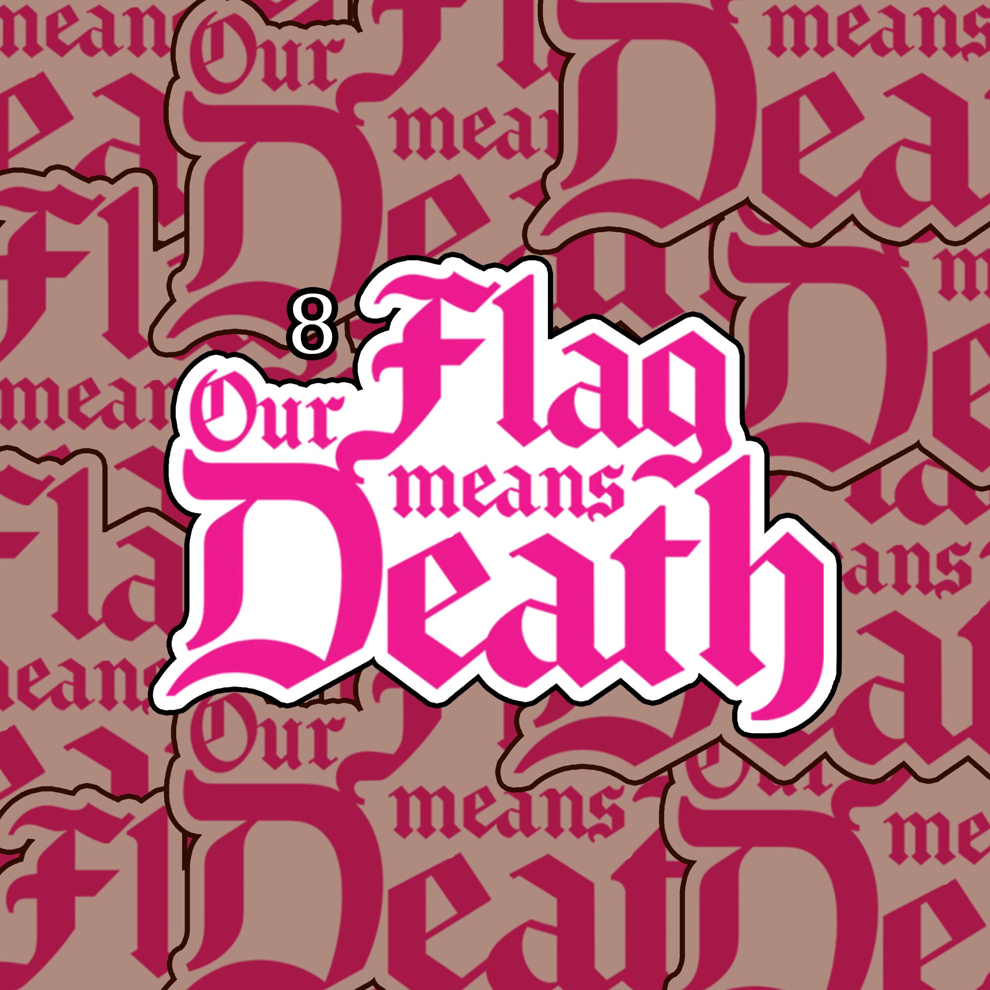 Our Flag Means Death Sticker Pack - Etsy Ireland