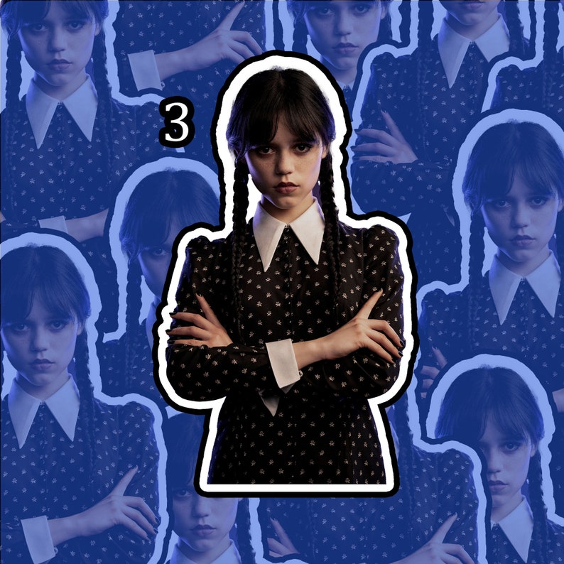 Wednesday the Series Sticker Set - Etsy