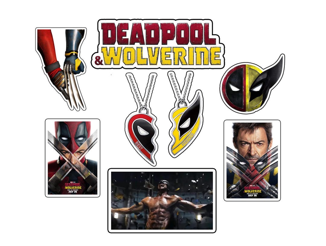 Deadpool & Wolverine Sticker Pack - Etsy