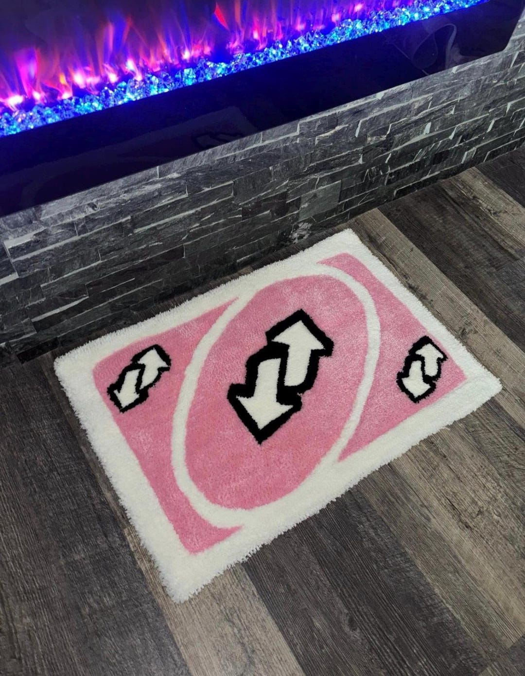 Uno Reverse Custom Rug - Etsy
