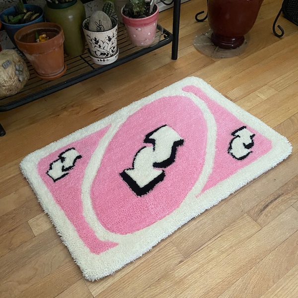 Uno Reverse Rug - Etsy